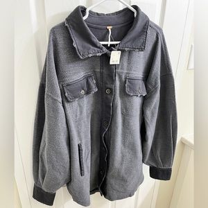 Free People | Jackets & Coats | Nwt Free People Ruby Shacket In The ...